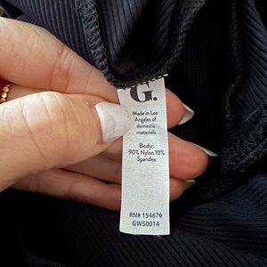 G. Label | Tops | G Label Goop Black Puff Sleeve Bodysuit Sz Small ...